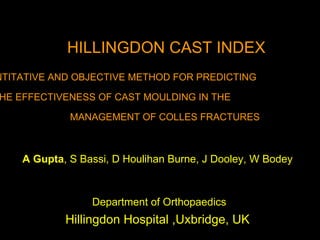 Hillingdon Cast Index.Ppt 2 | PPT