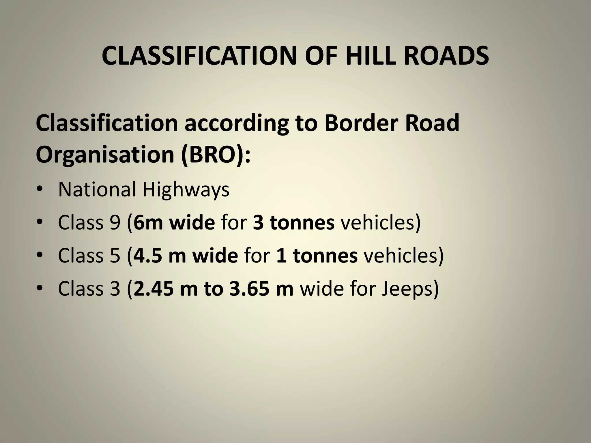 Hill roads | PPTX