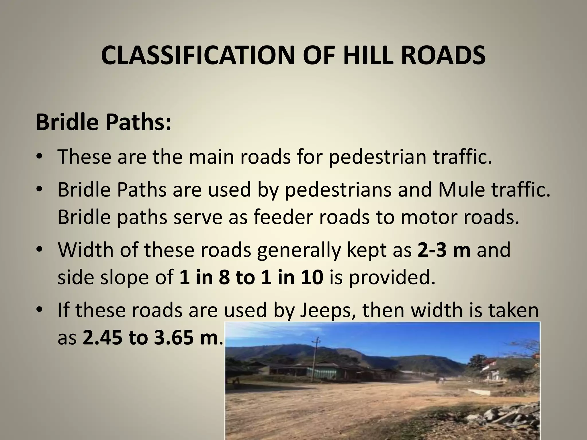 Hill roads | PPTX