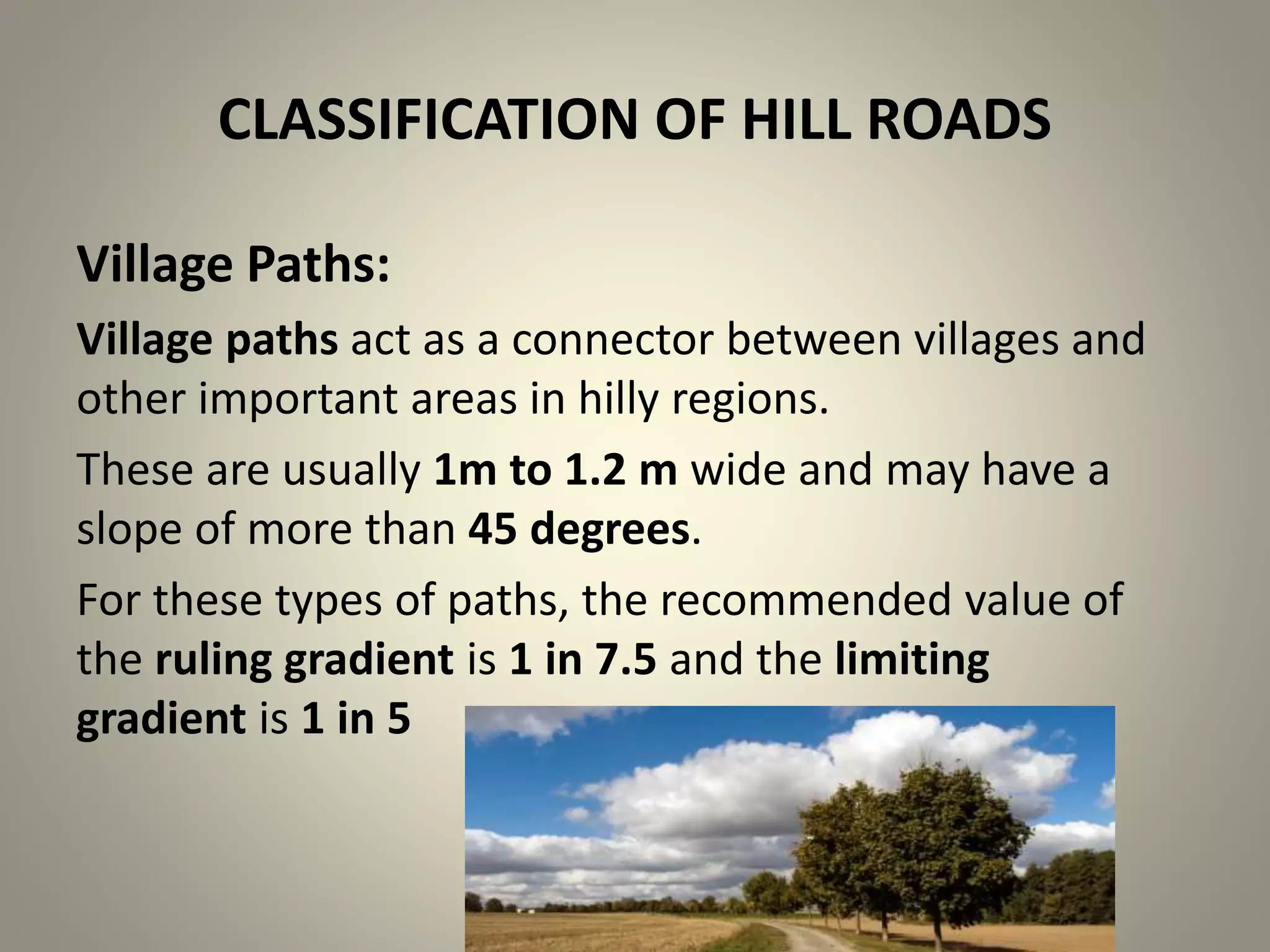 Hill roads | PPTX