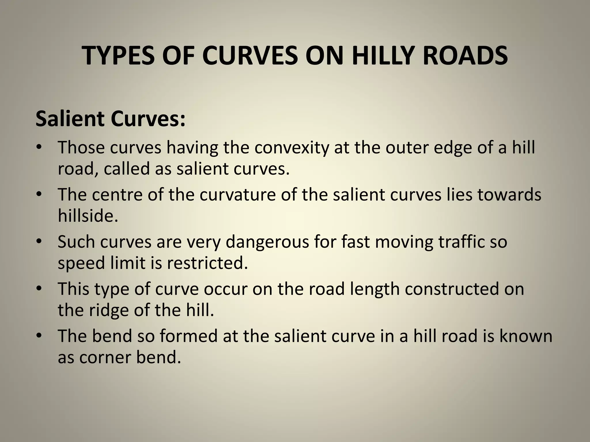 Hill roads | PPTX