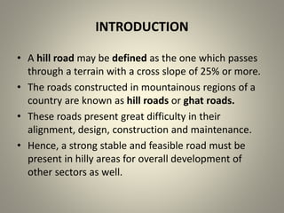 Hill roads | PPTX
