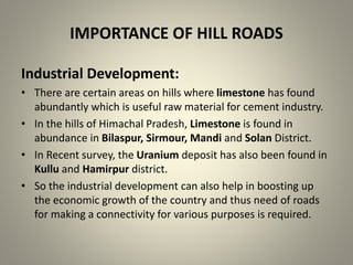 Hill roads | PPTX