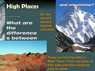 Hills And Mountains | PPT