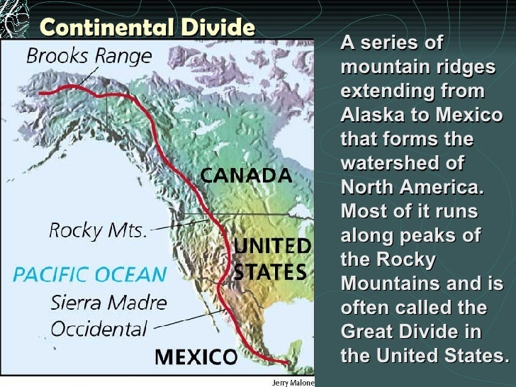 Continental Divide North America