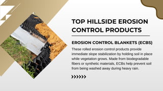 Hillside Erosion Control Products: Protecting Slopes and Preventing ...