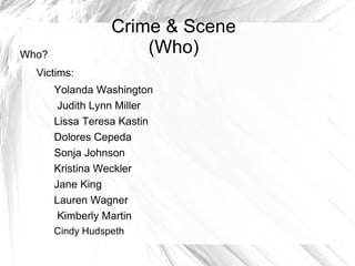 Hillside stranglers fs project | PPT