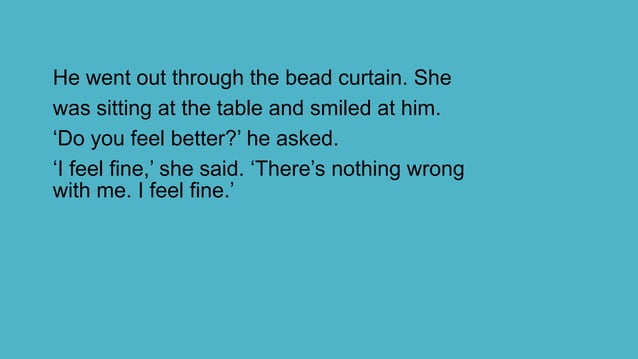 Hills like white elephants by ernest hemingway | PPTX