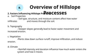 Hillslope Equation for surface hydrology | PPTX