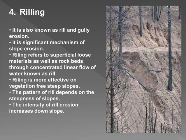 Hill slope erosion | PPTX | Geography | Science