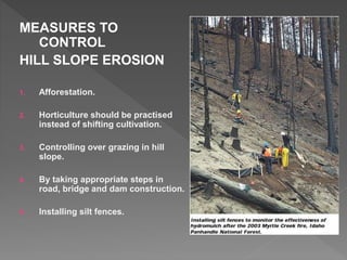 Hill slope erosion | PPTX
