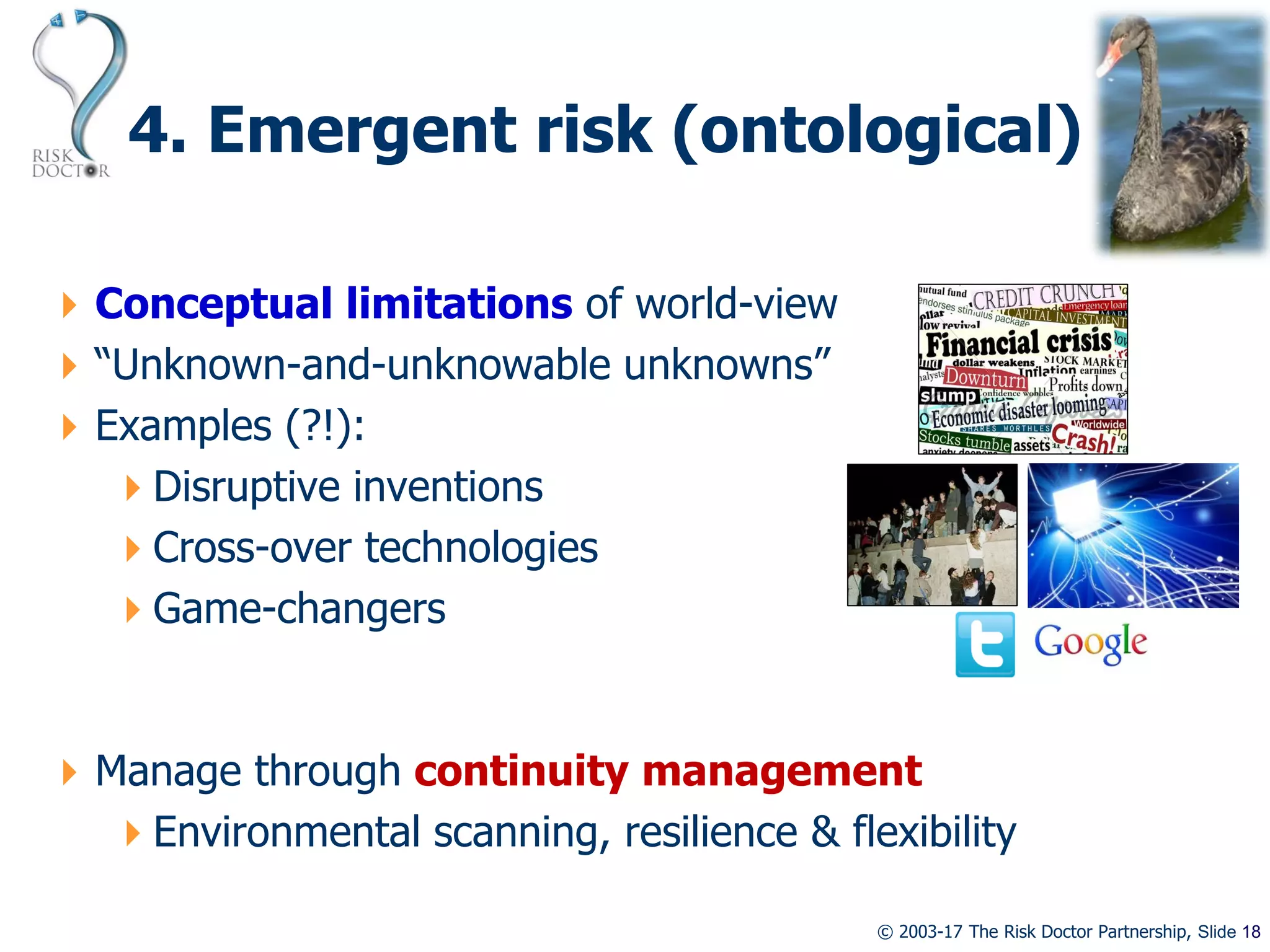PMexpo17 - How to manage risks you didnt know you were taking - David ...