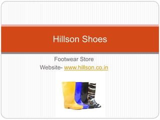 Hillson shoes | PPTX