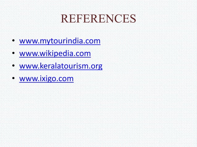 Hill stations in kerala | PPTX