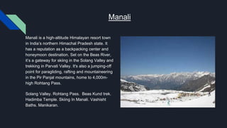 Hill stations of india. | PPTX