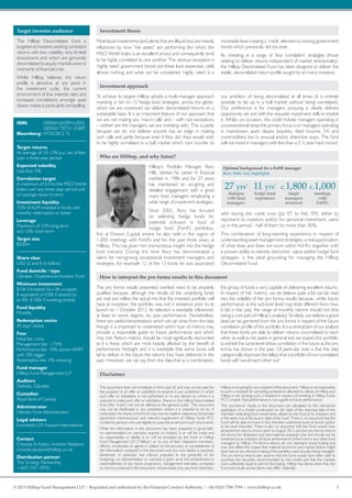 Hilltop decorrelated fund august 2013 factsheet | PDF | Hedge Funds ...