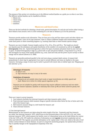 Methods for Ecological Monitoring of Coral Reefs | PDF