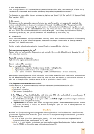 Methods for Ecological Monitoring of Coral Reefs | PDF