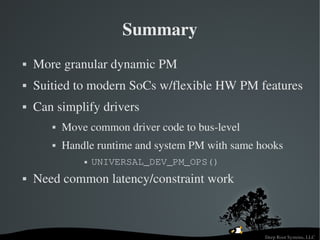 Hilman-Runtime-Power management linux .pdf