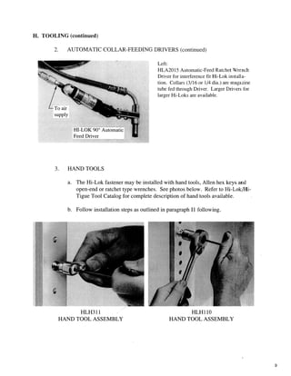 Hi-Lok Installation | PDF