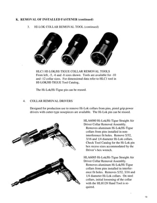 Hi-Lok Installation | PDF