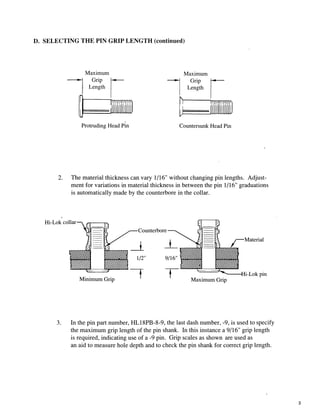 Hi-Lok Installation | PDF