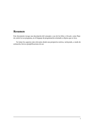 Java Threads (Hilos en Java) | PDF