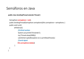 Hilos semaforos | PDF