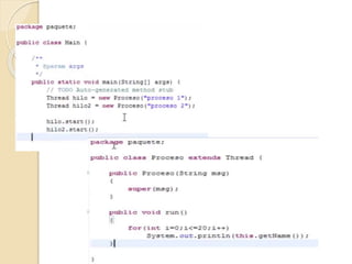 Hilos – threads en java | PPTX | Operating Systems | Computer Software and Applications