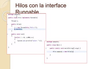 Hilos – threads en java | PPT