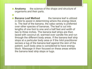 Hilot( Wellness Massage) NCII.pptx | Holistic Health | Alternative Medicine