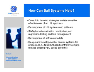 What is HIL (HardWare In The Loop) | PDF