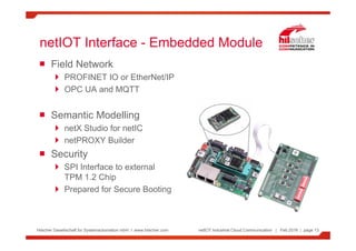 Hilscher netIOT - Industrial Cloud Communication | PDF