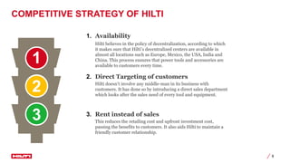 Hilti archana ppt | PPTX