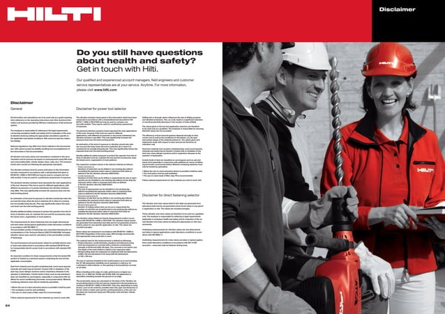 Hilti Health & Safety | PPT