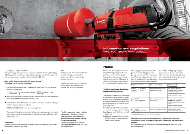 Hilti Health & Safety | PDF