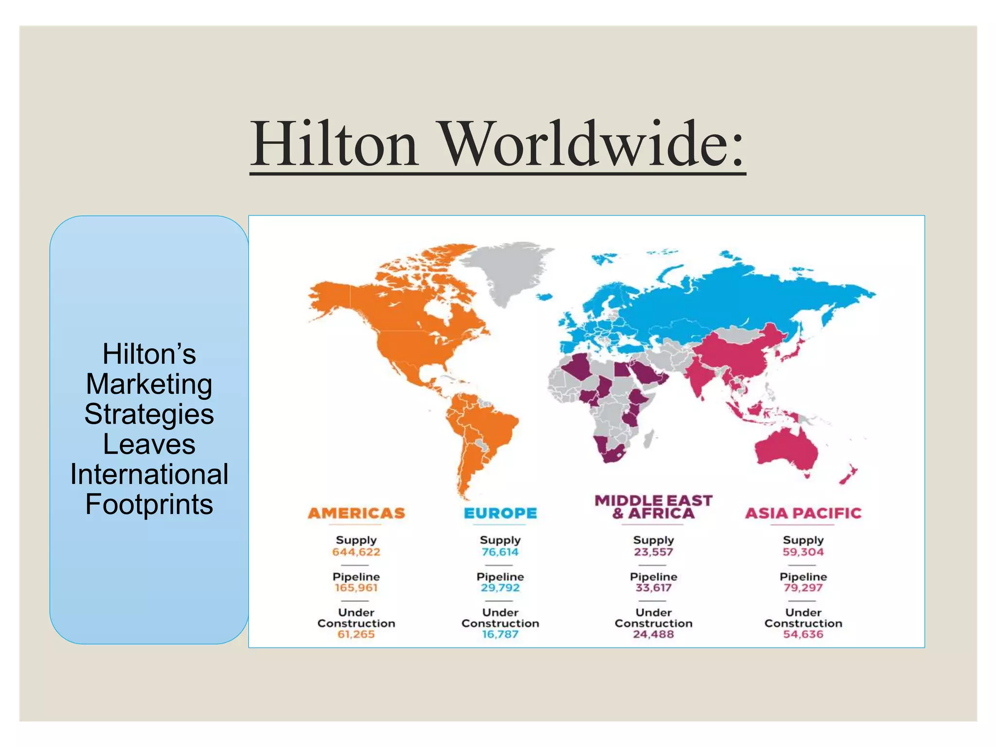 Hilton branding | PPTX | Hotels and Motels | Travel Type