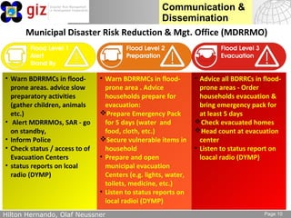 Low cost flood early warning systems based on linking local governments ...