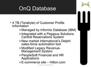 Hilton OnQ system | PPT