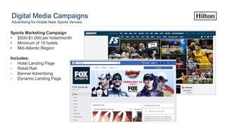 Hilton Digital Marketing Portfolio | PPT