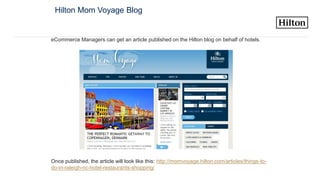 Hilton Digital Marketing Portfolio | PDF