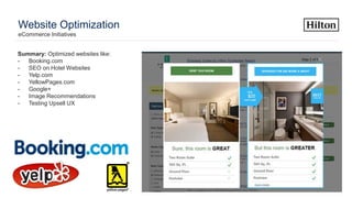 Hilton Digital Marketing Portfolio | PPT