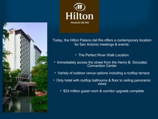 Hilton Palacio del Rio River Walk Hotel | PPT