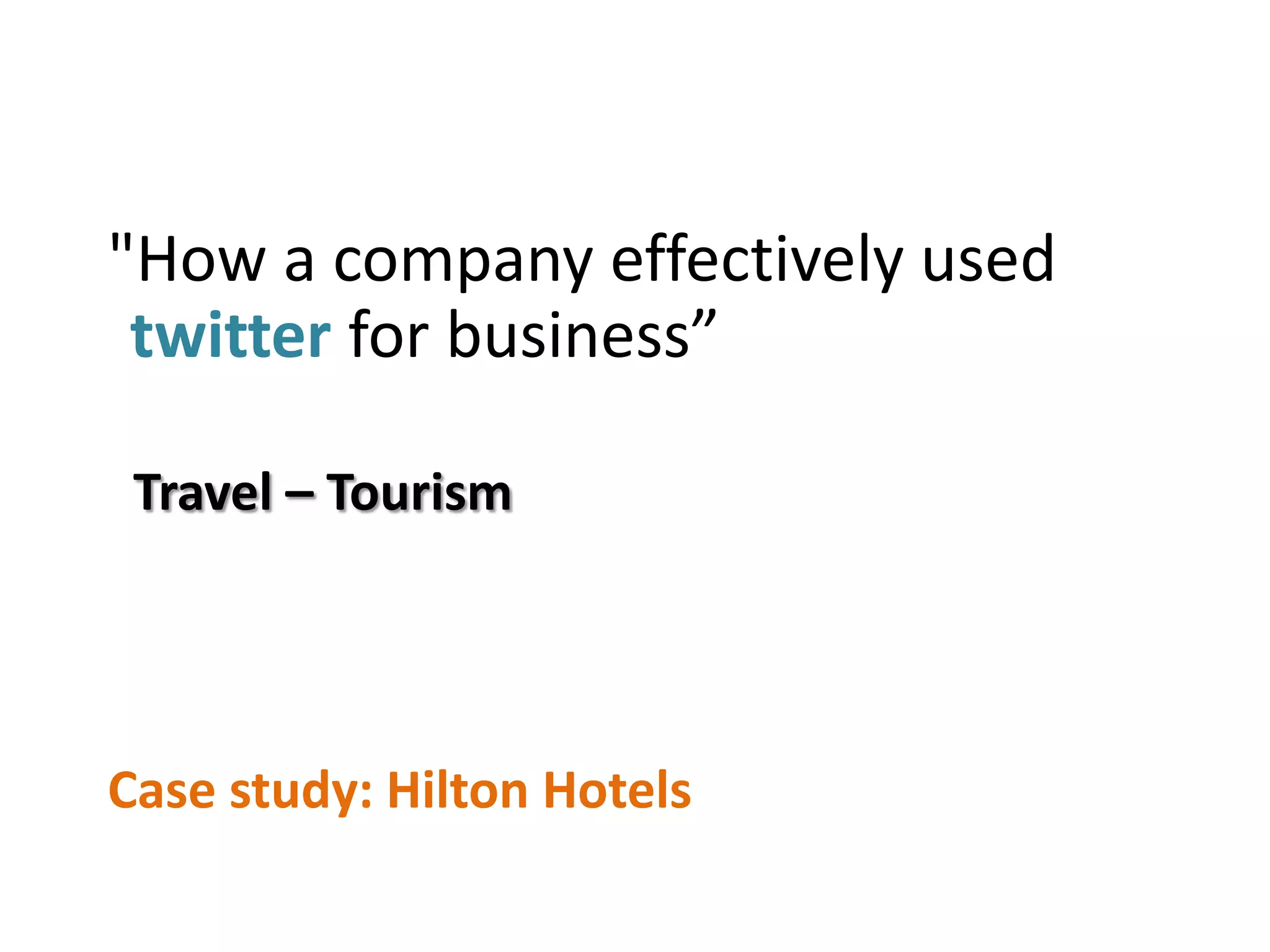 Hilton case study | PPTX
