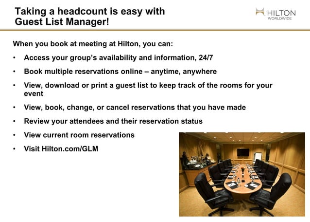 Hilton eTools | PPT