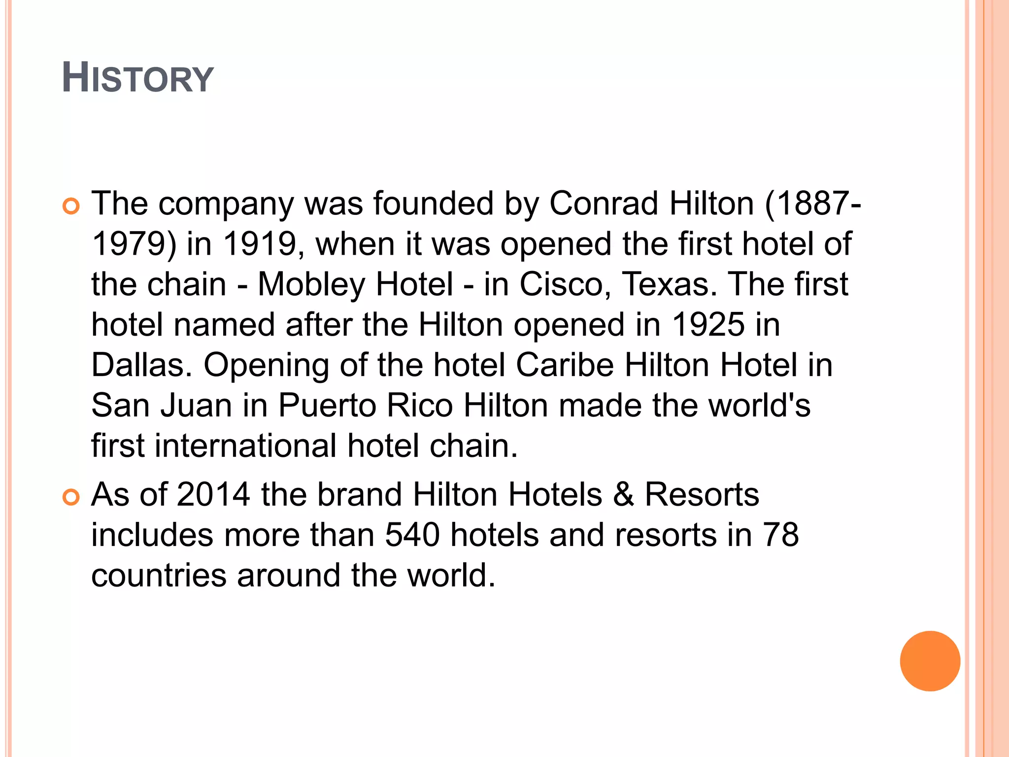 Hilton worldwide | PPTX