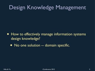 Design & Evaluation of the Goal-Oriented Design Knowledge Library | PPT