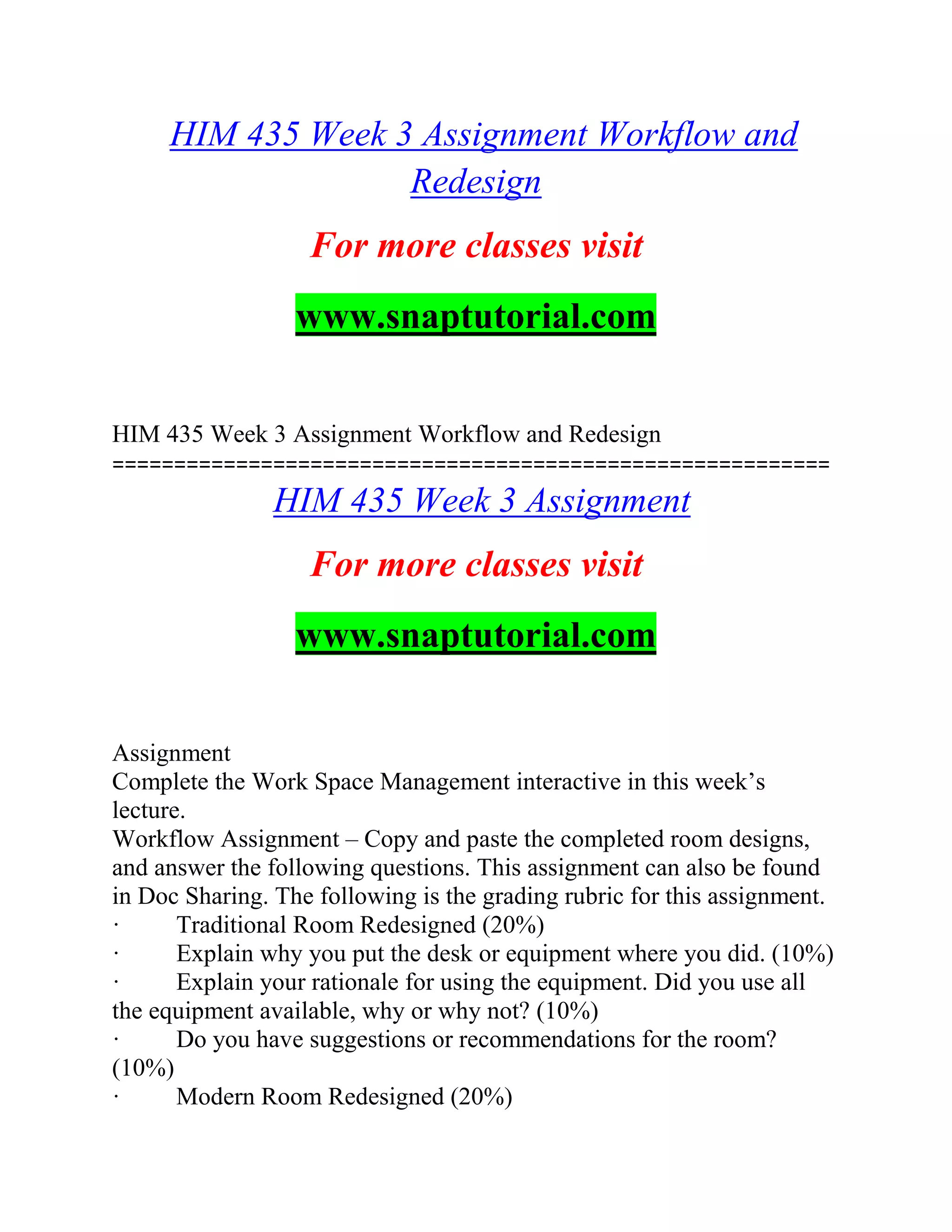 HIM 435 help Successful Learning/Snaptutorial | PDF