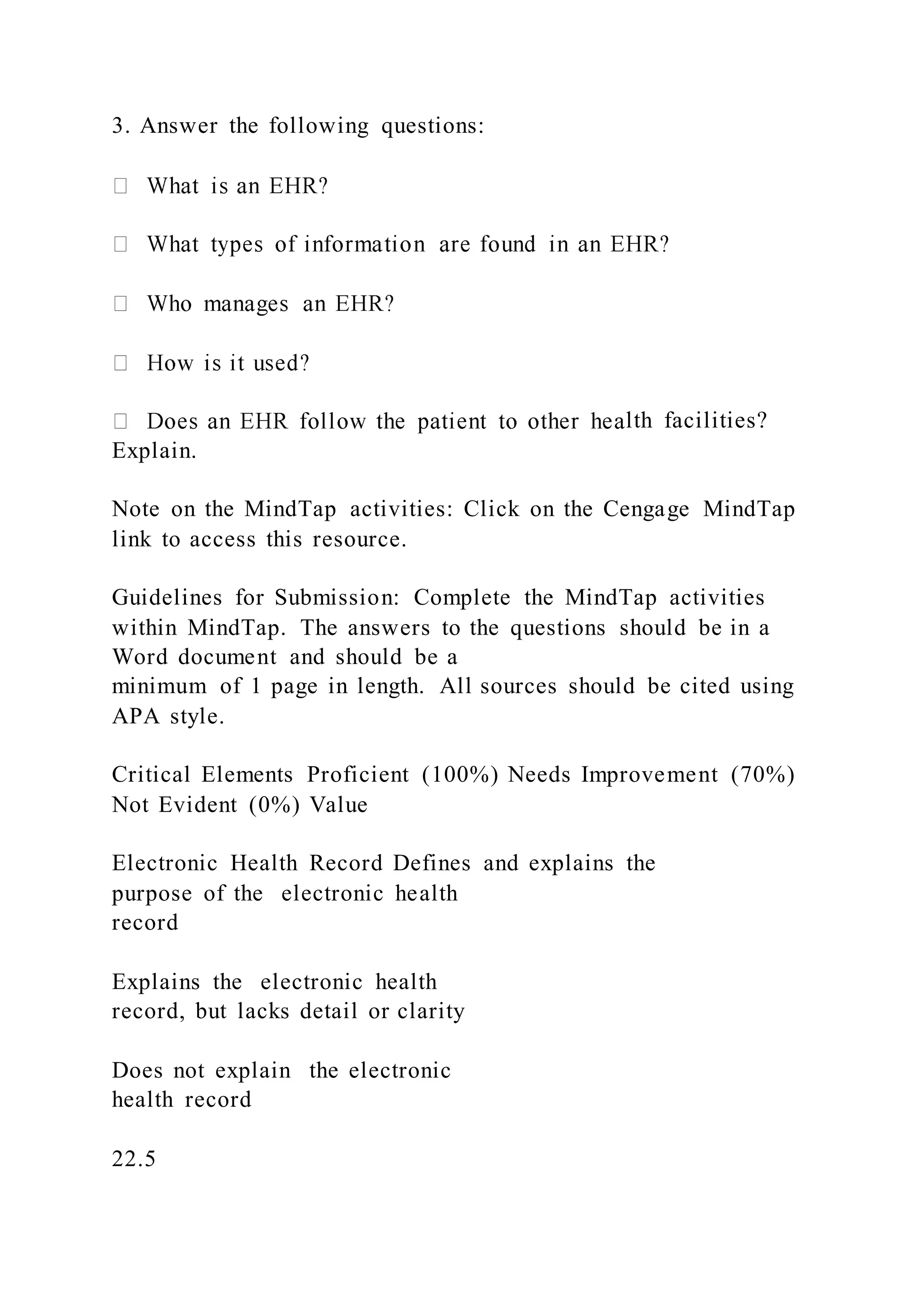 HIM 500 Module Three Activ | DOCX