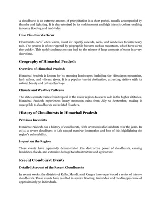 Himachal Cloudbursts 50 Missing ‘Red Alert’ for Kullu, Mandi, Kangra.pdf